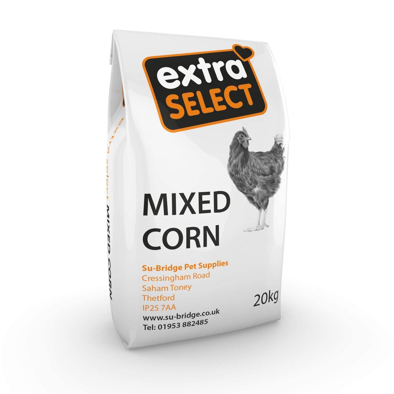 Extra Select Mixed Corn 20kg – Barehams Pet and Garden Store